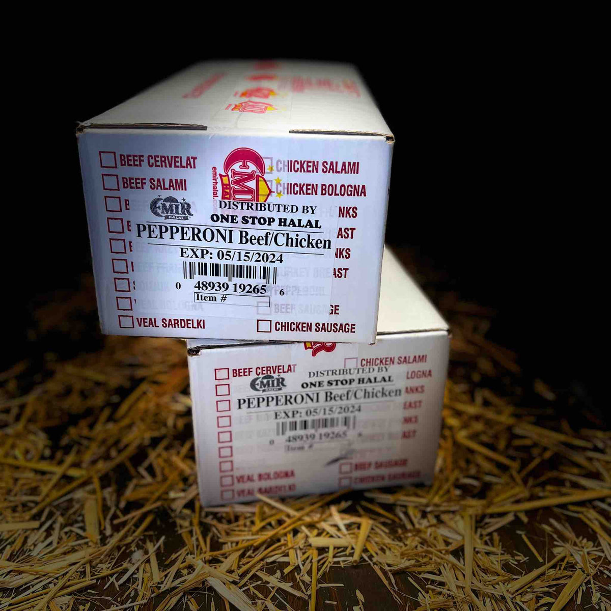 Wholesale Beef Pepperoni with Chicken - 32 lbs Box – Halal Foundry