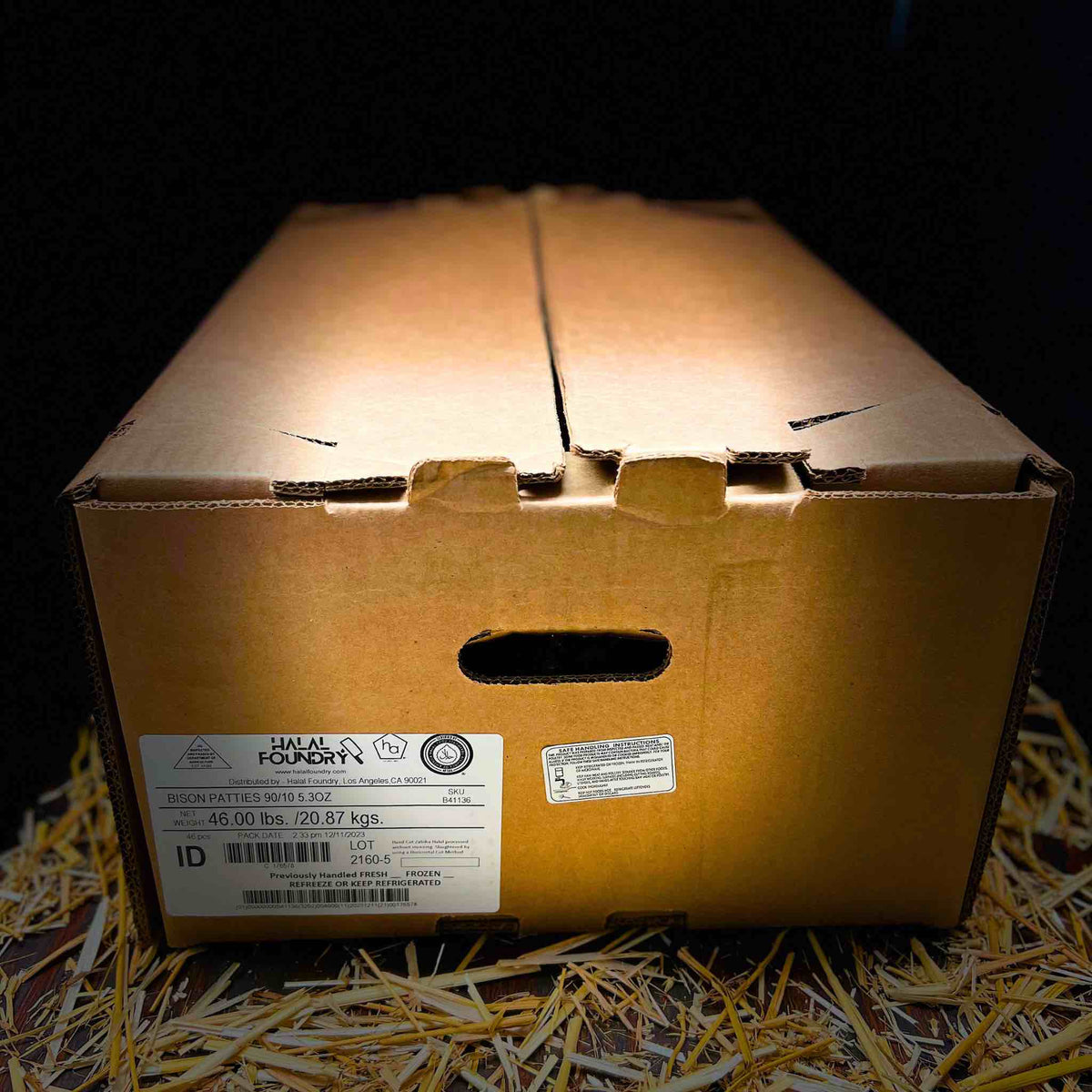 Wholesale Bison Burger Patties - 45 lbs Box – Halal Foundry