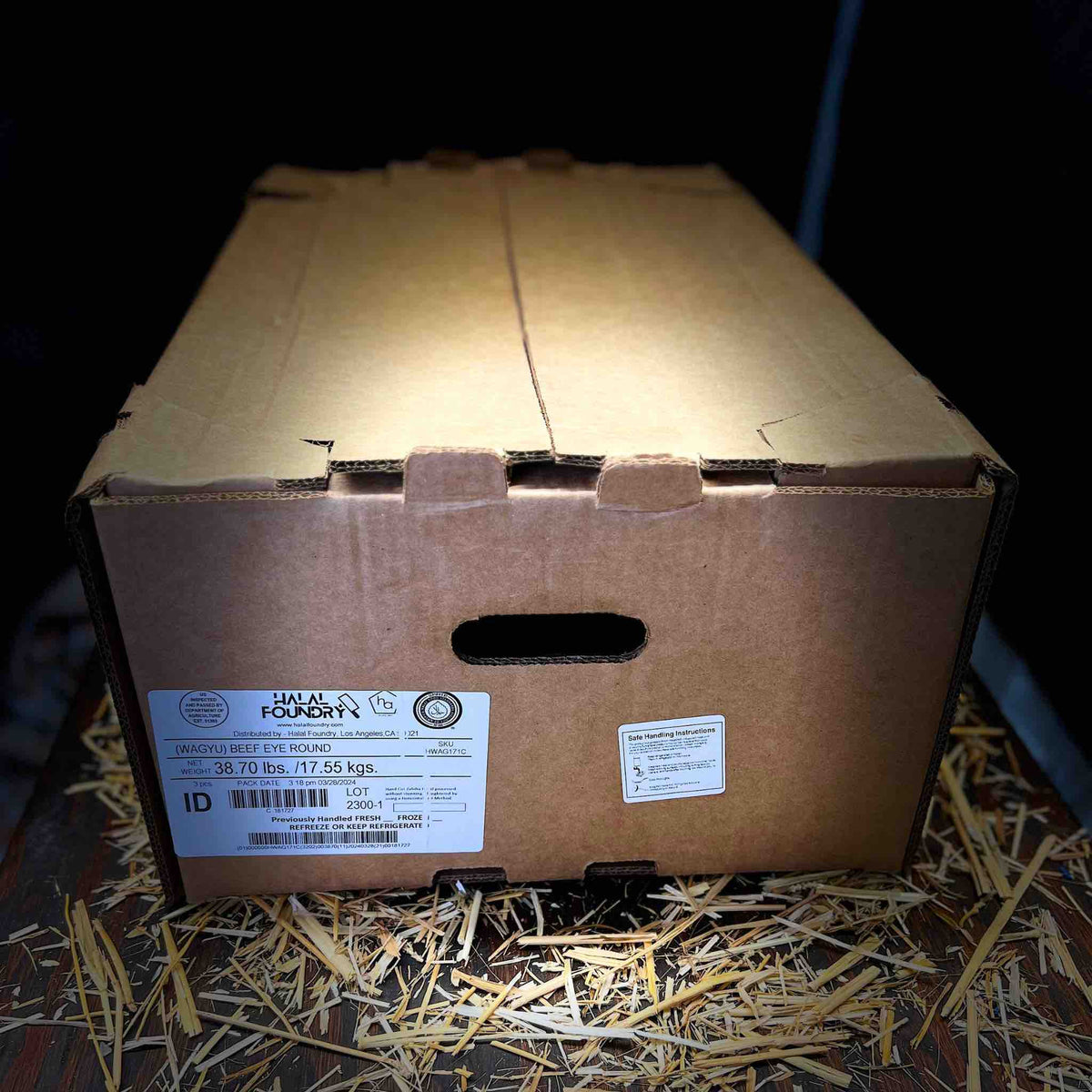 Wholesale Eye of Round Beef Roast - 40 lbs Box – Halal Foundry