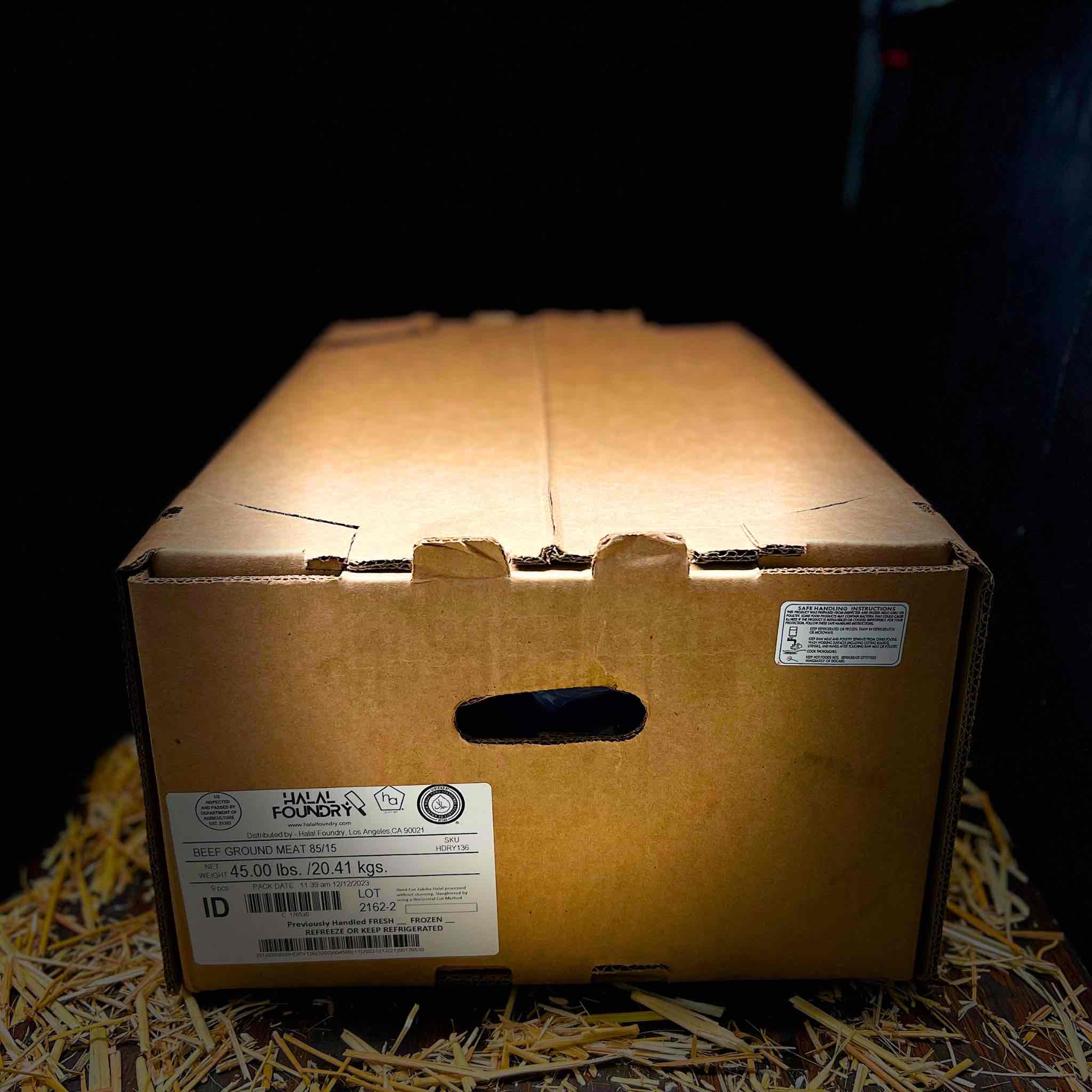 Wholesale Ground Beef 85-15 - 40 lbs Box – Halal Foundry