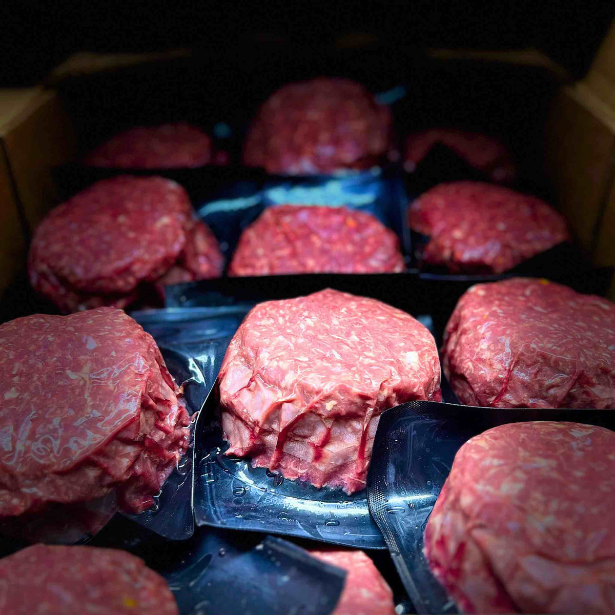 Wholesale Grass-fed Beef Burger Patties - 40 lbs Box – Halal Foundry
