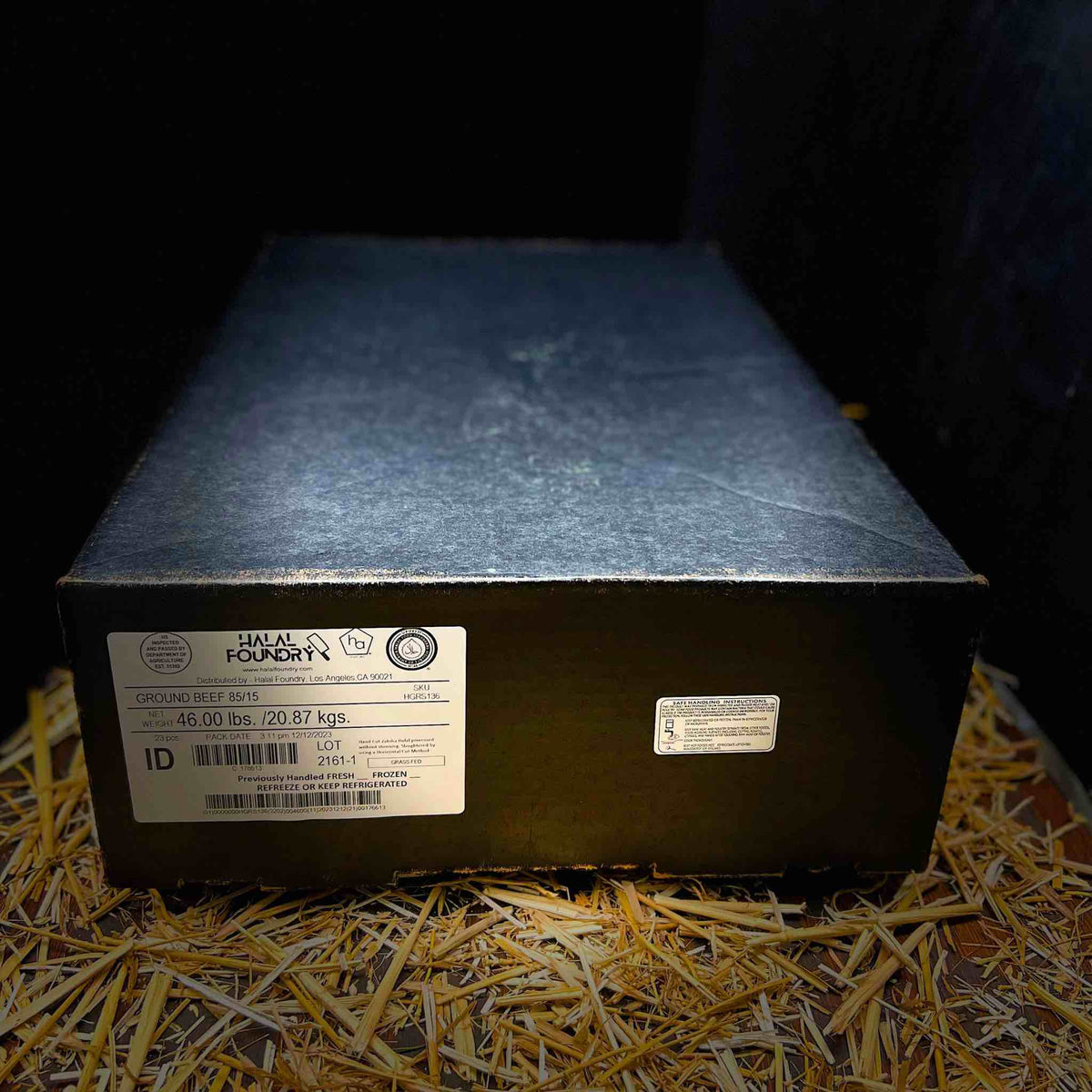 Wholesale Grass-fed Ground Beef 85-15 - 40 lbs Box – Halal Foundry